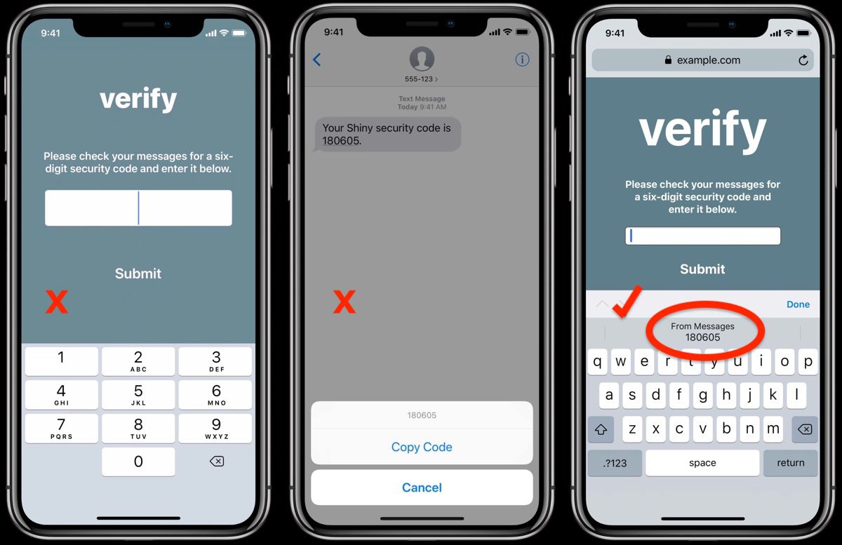 How To Use Secure Code AutoFill In IOS 12 And MacOS Mojave MacRumors