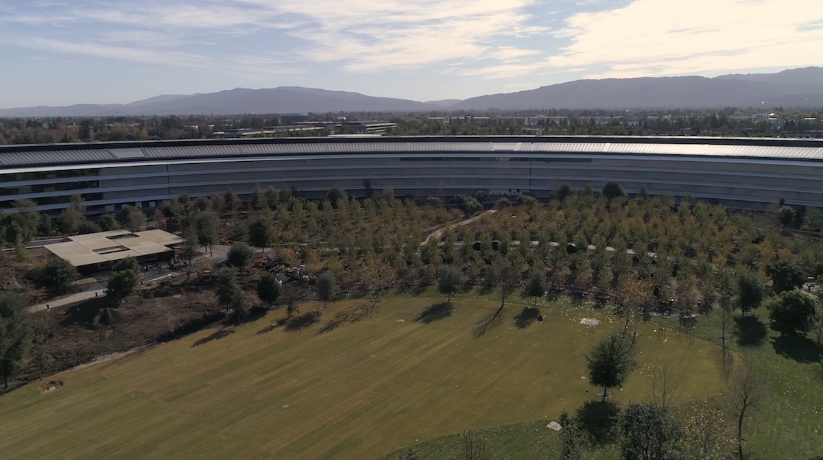 New Apple Park Drone Video Captures Latest Construction Progress as ...