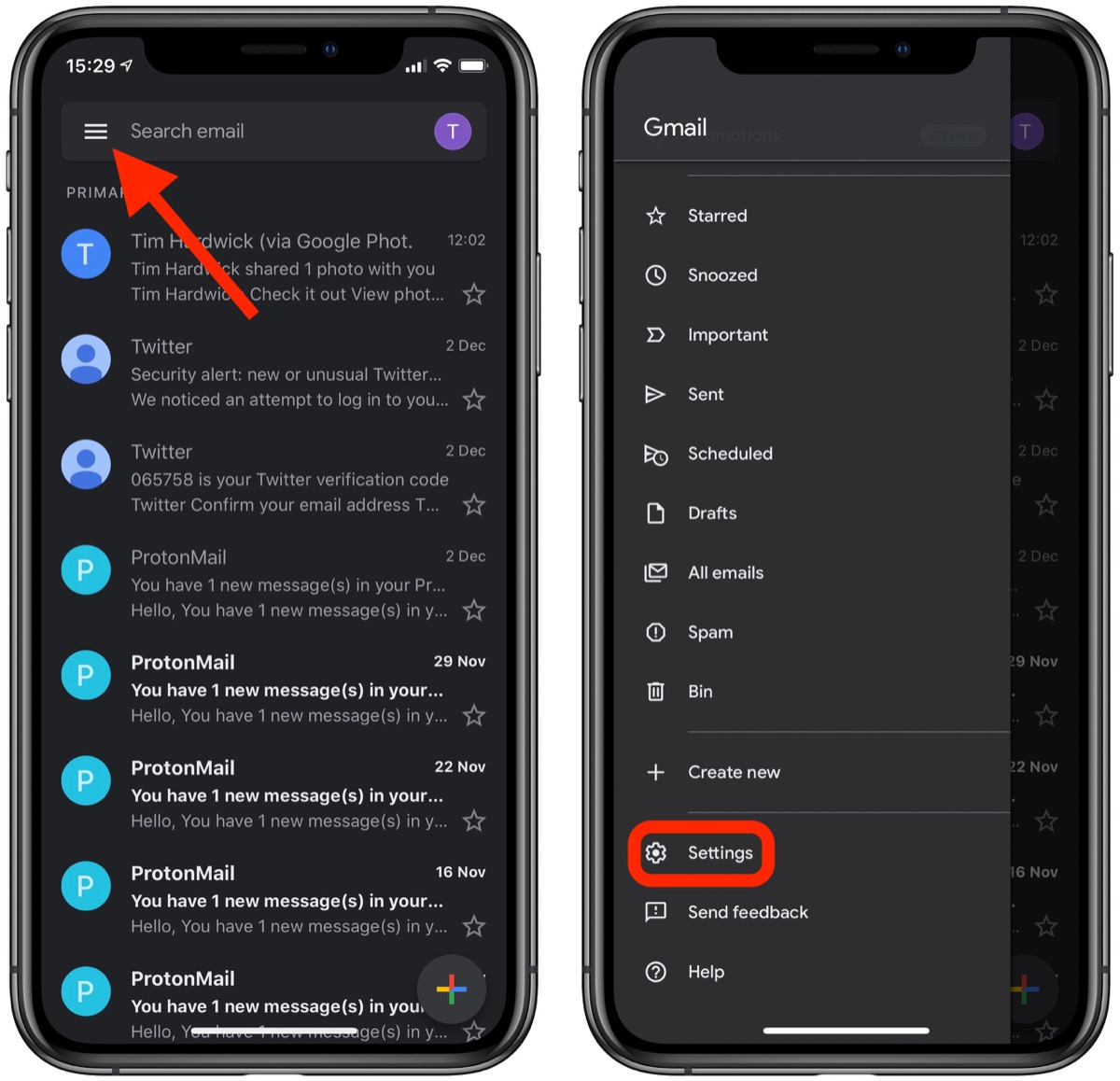 How To Select All In Gmail App Iphone Repeat This Process Until All Emails Are Selected 