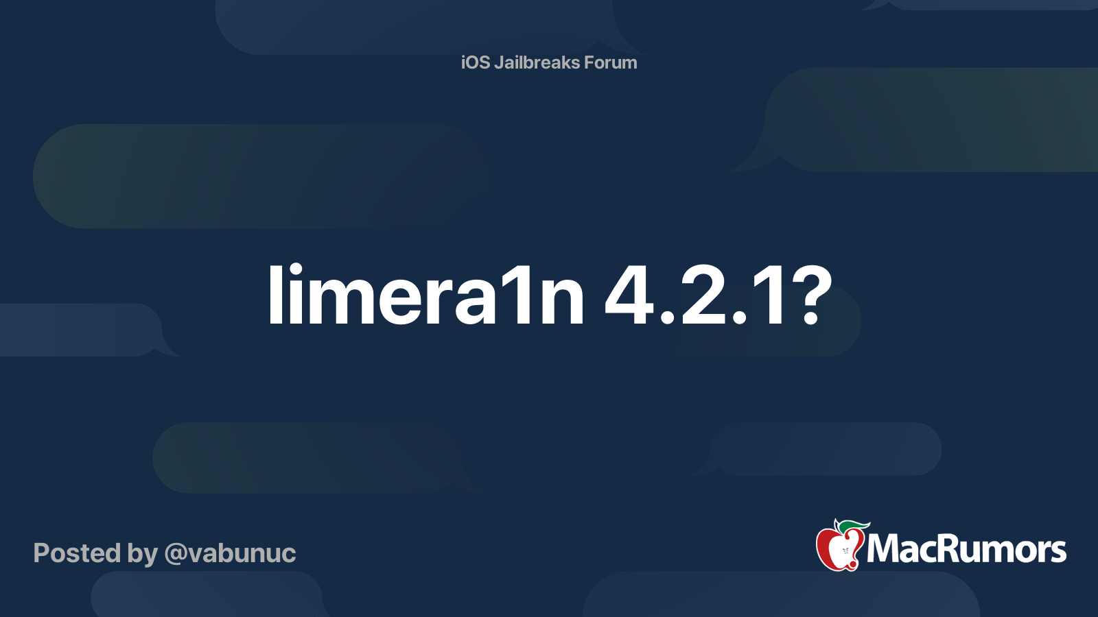 limera1n 4.2.1? | MacRumors Forums