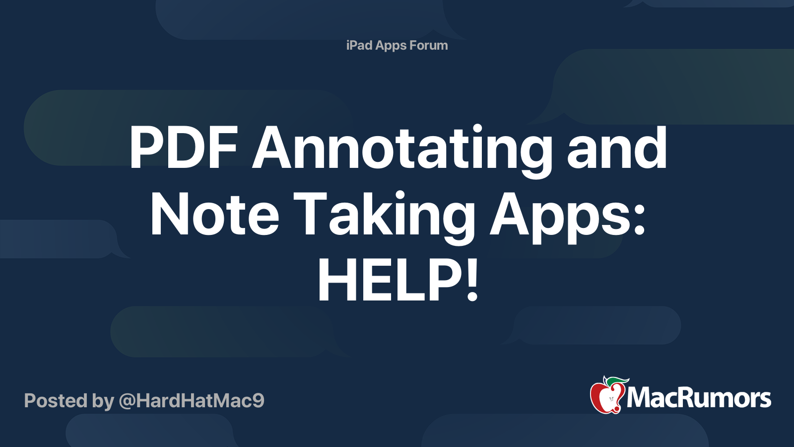 PDF Annotating and Note Taking Apps: HELP! | MacRumors Forums