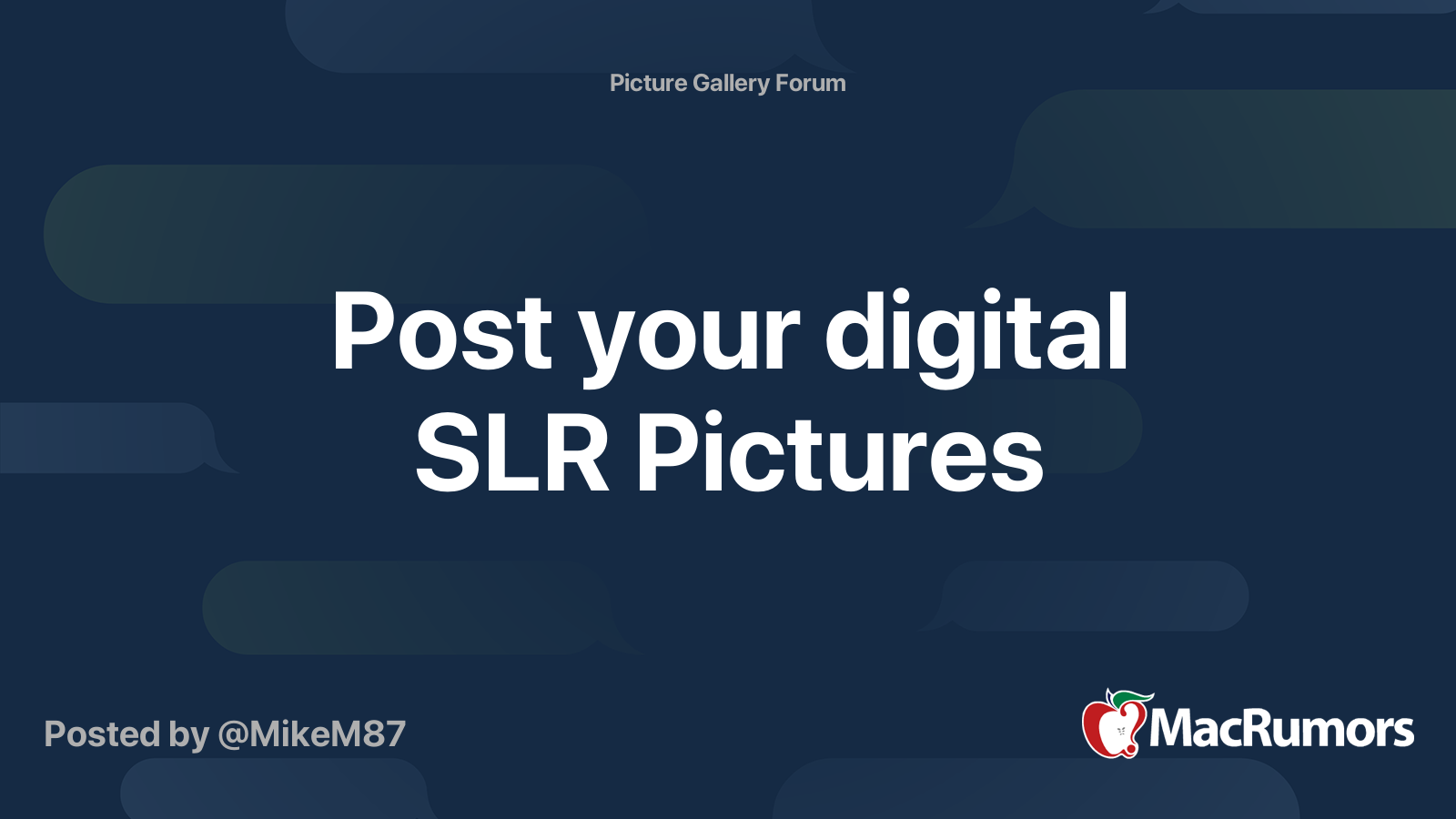 Post your digital SLR Pictures | MacRumors Forums
