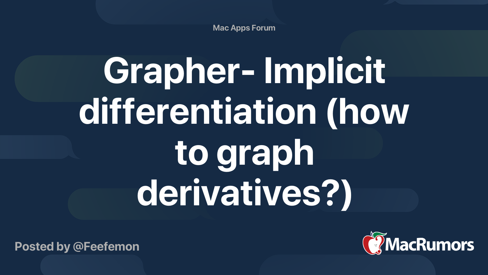 Grapher- Implicit differentiation (how to graph derivatives ...