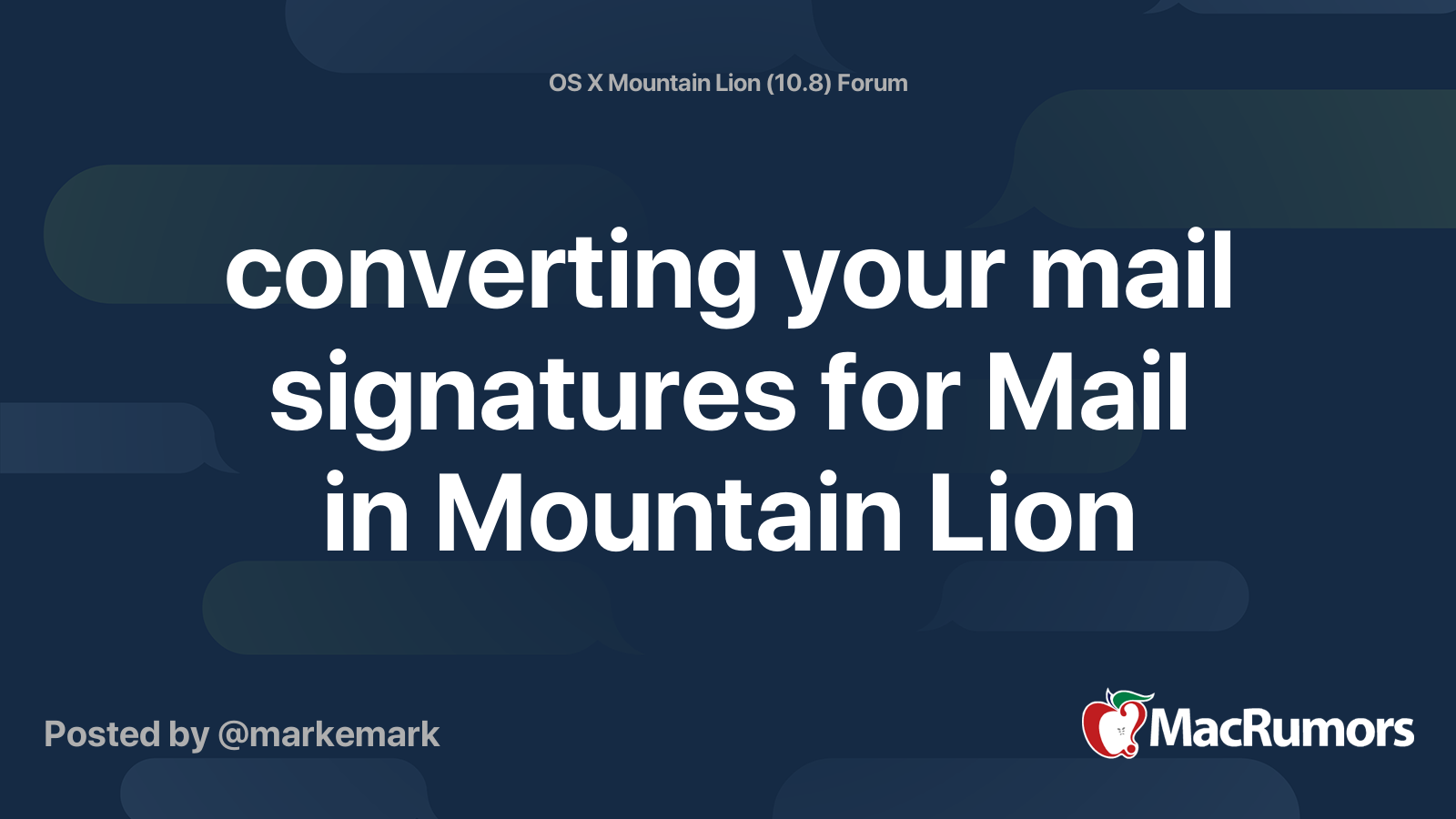 converting your mail signatures for Mail in Mountain Lion | MacRumors ...