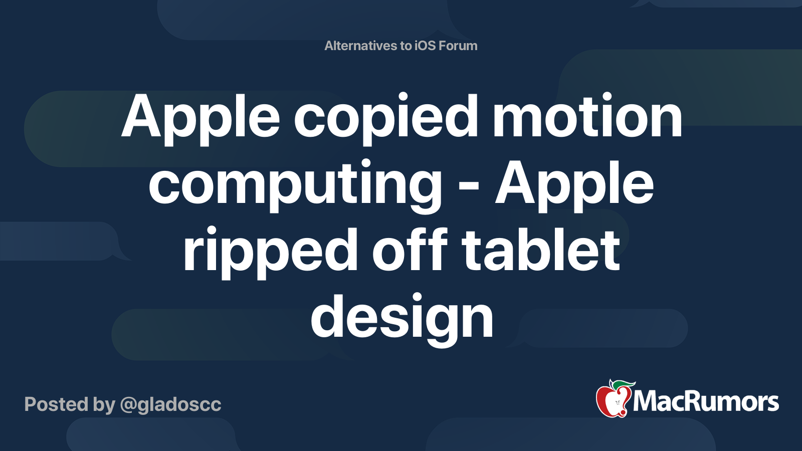 Apple copied motion computing - Apple ripped off tablet design ...