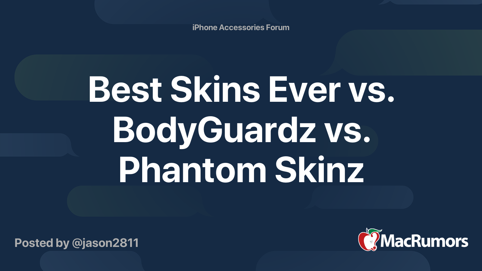 Best Skins Ever vs. BodyGuardz vs. Phantom Skinz | MacRumors Forums