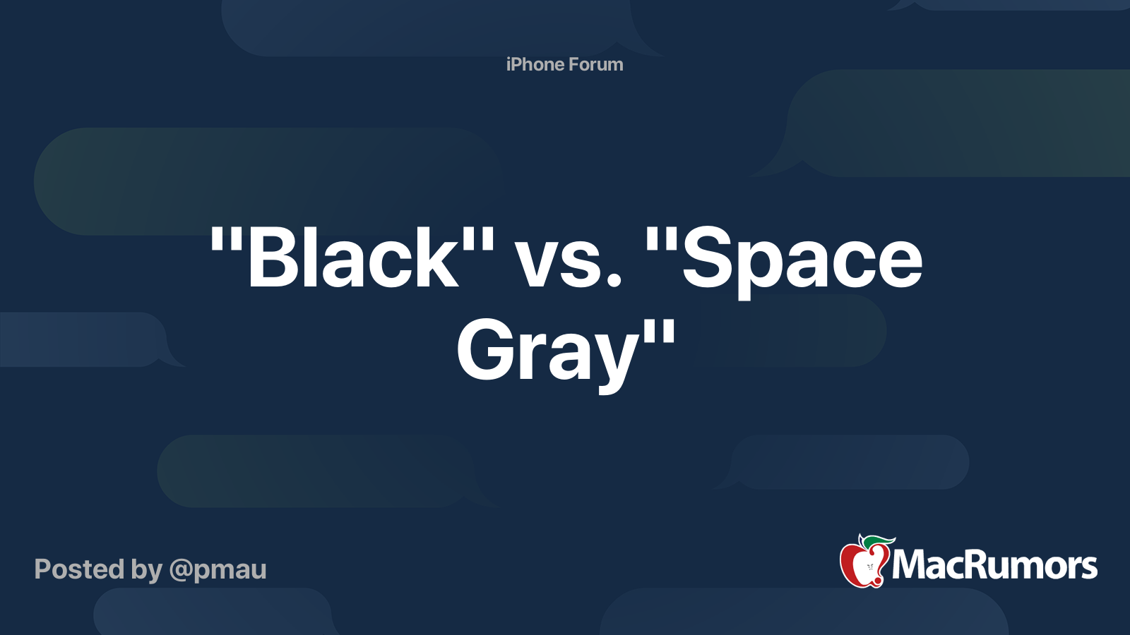 "Black" vs. "Space Gray" | MacRumors Forums