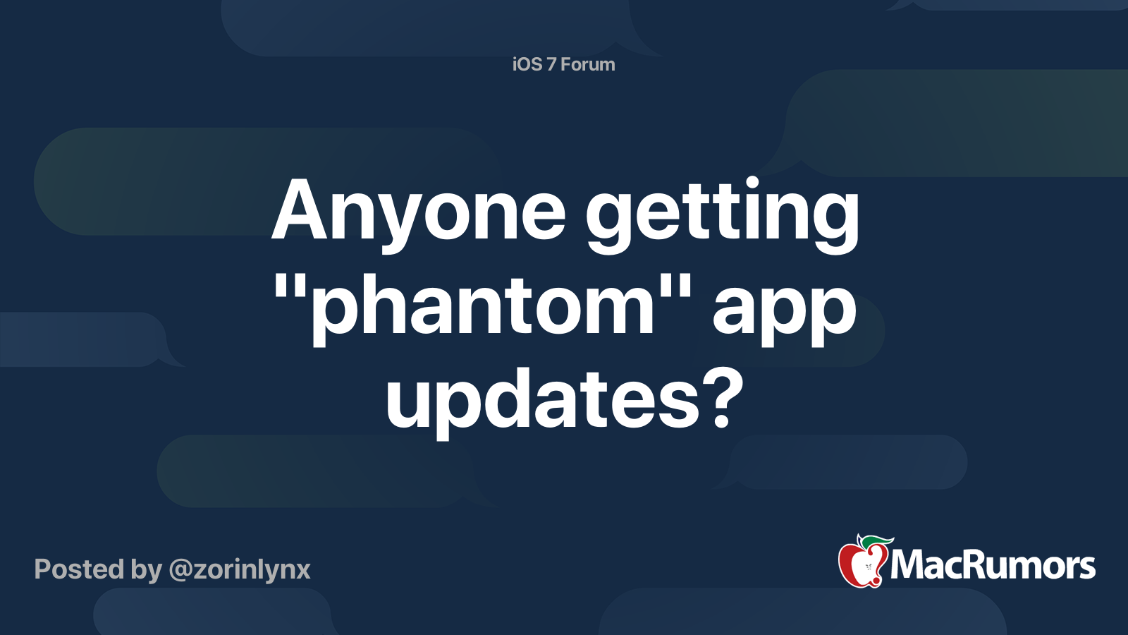 Anyone getting "phantom" app updates? | MacRumors Forums