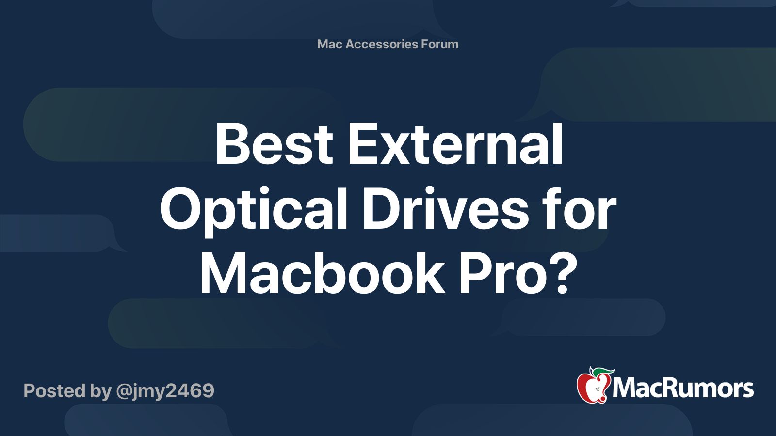 Best External Optical Drives for Macbook Pro? | MacRumors Forums