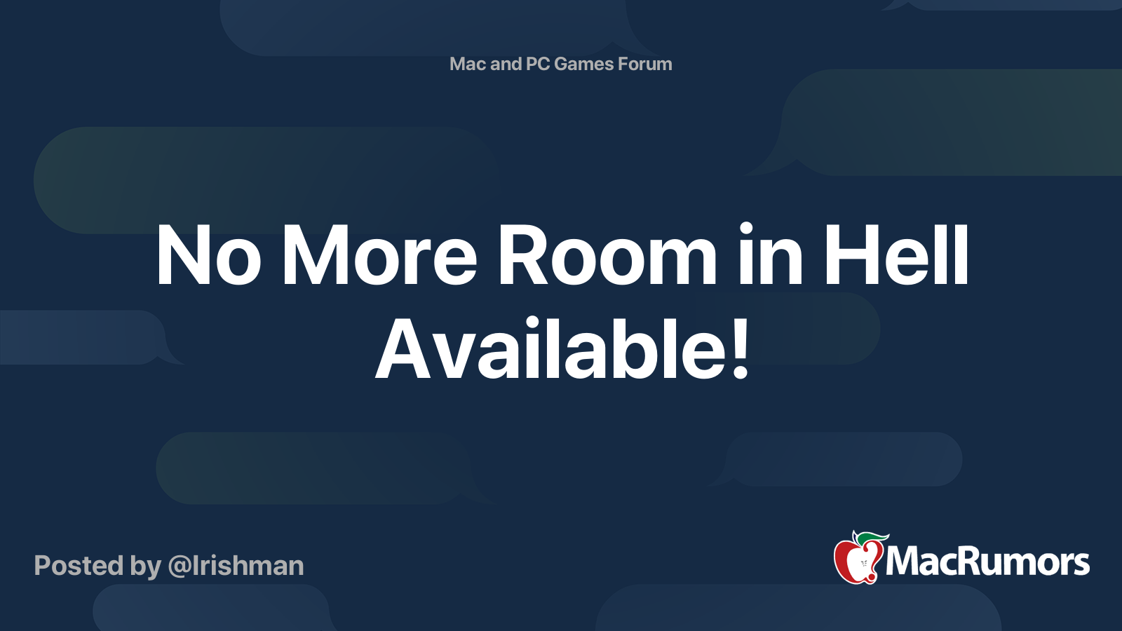 no-more-room-in-hell-available-macrumors-forums