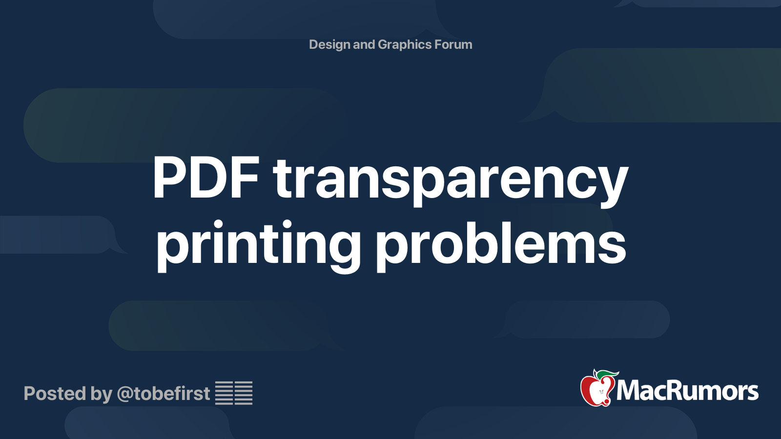 PDF transparency printing problems | MacRumors Forums