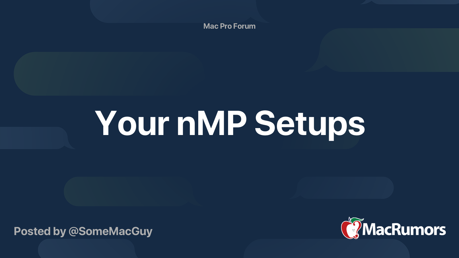 Your nMP Setups | MacRumors Forums