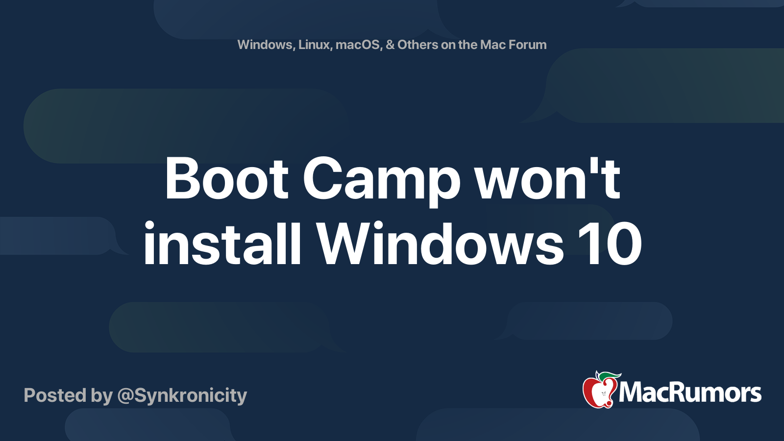 Boot Camp Windows 10