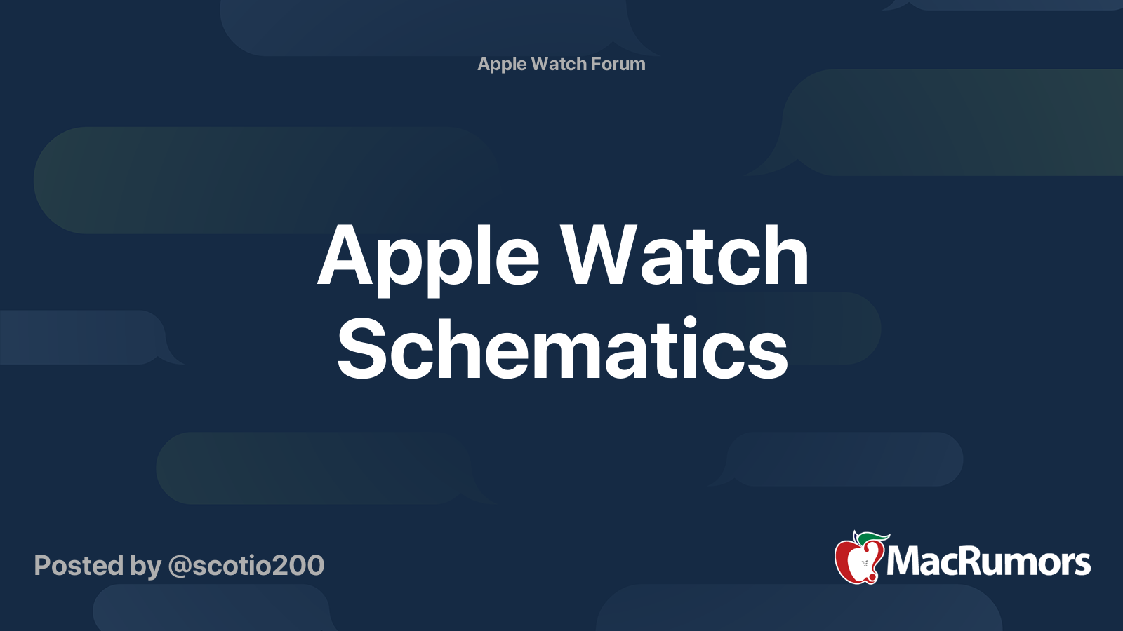 Apple Watch Schematics | MacRumors Forums