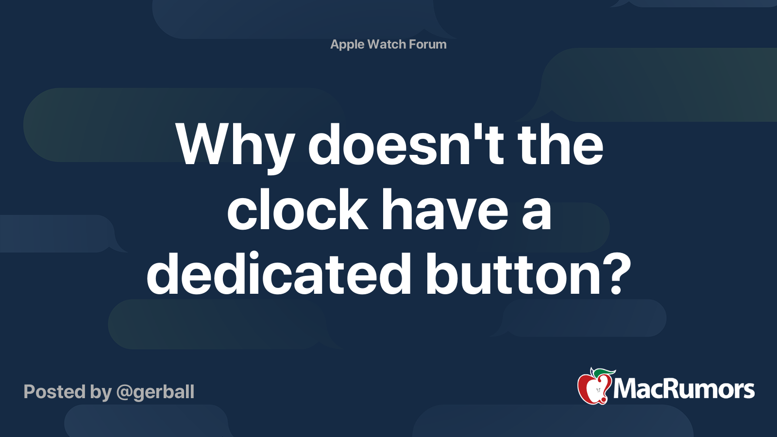 why-doesn-t-the-clock-have-a-dedicated-button-macrumors-forums