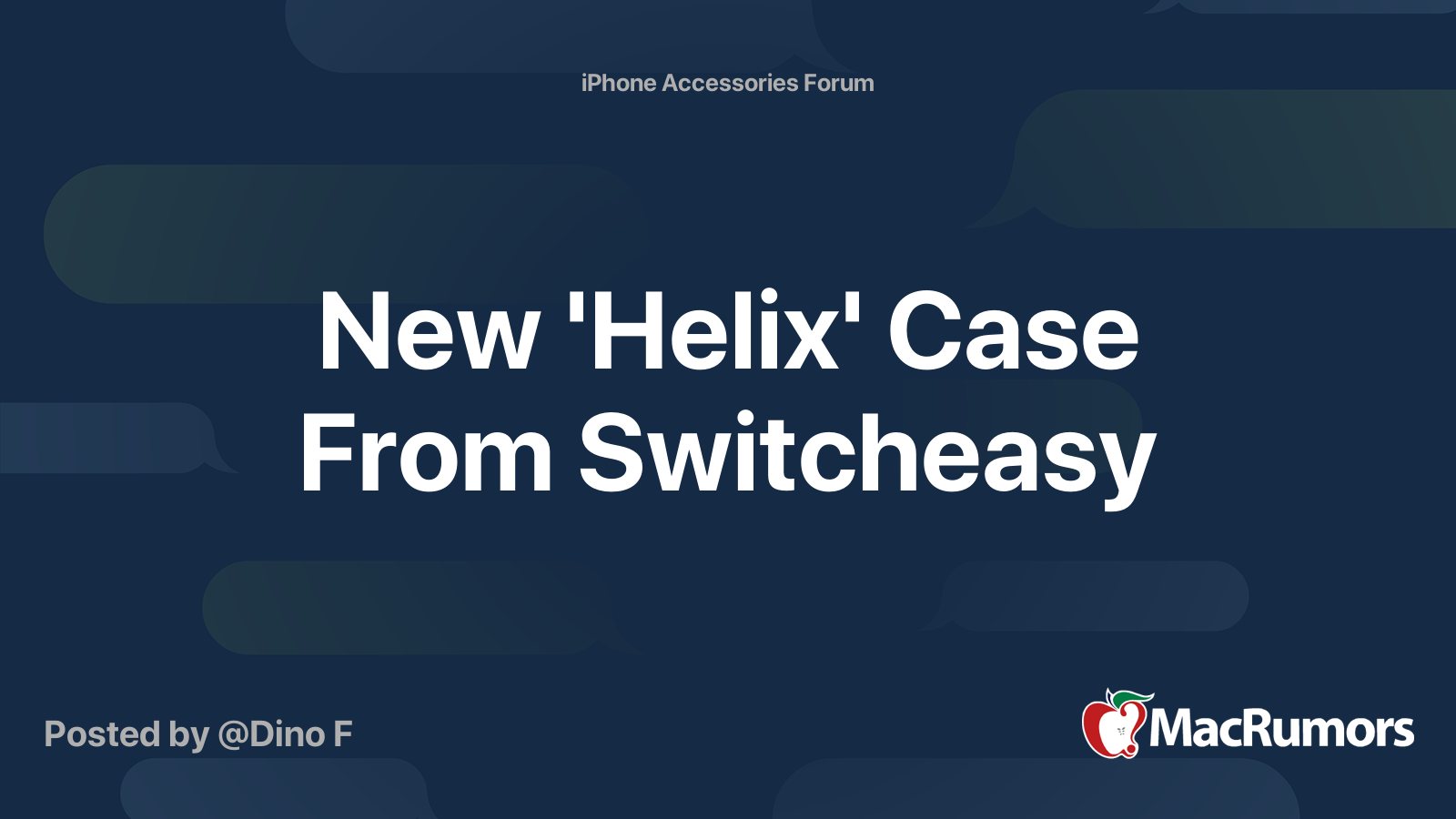 New 'Helix' Case From Switcheasy | MacRumors Forums