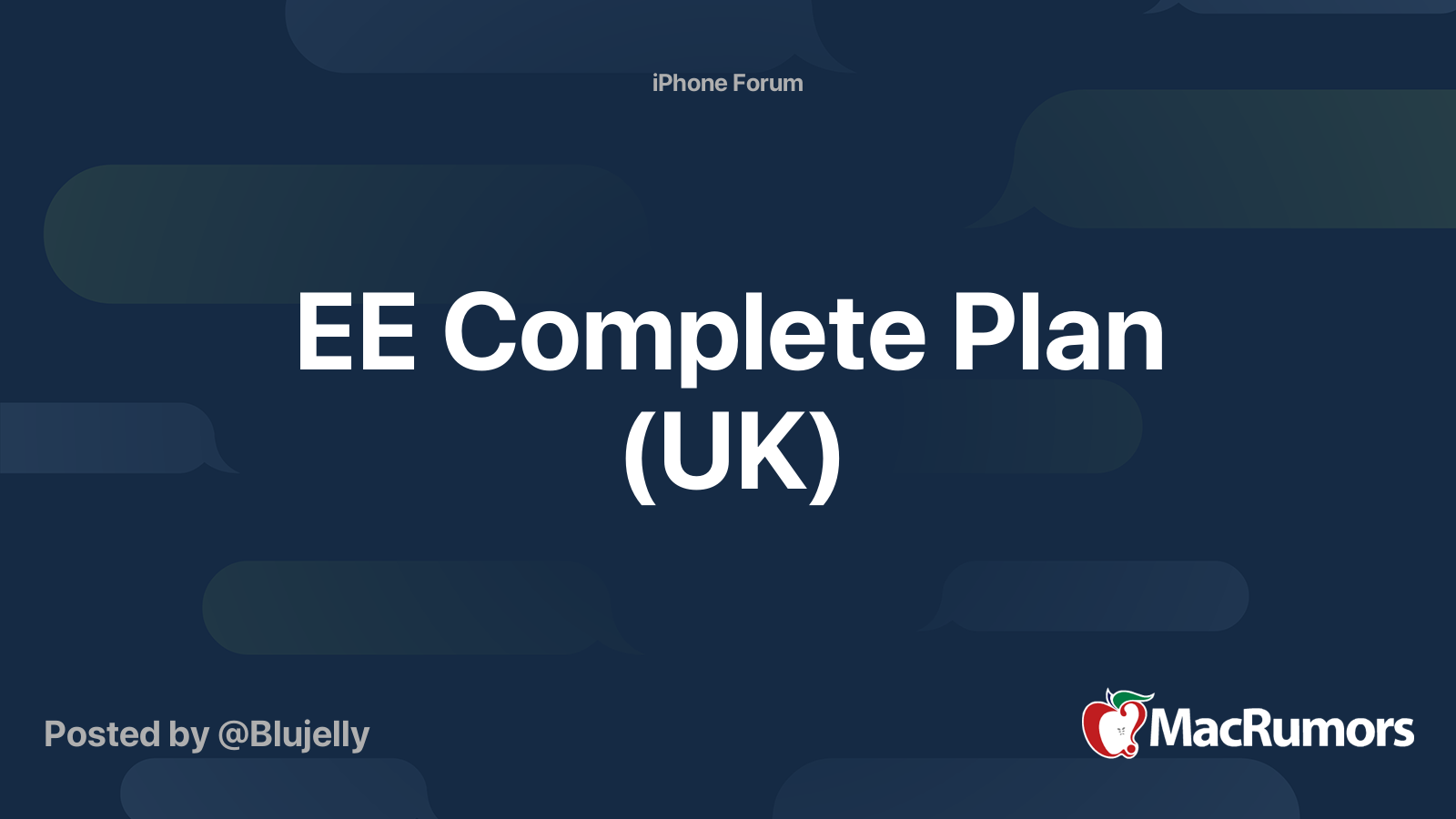 EE Complete Plan (UK) | MacRumors Forums