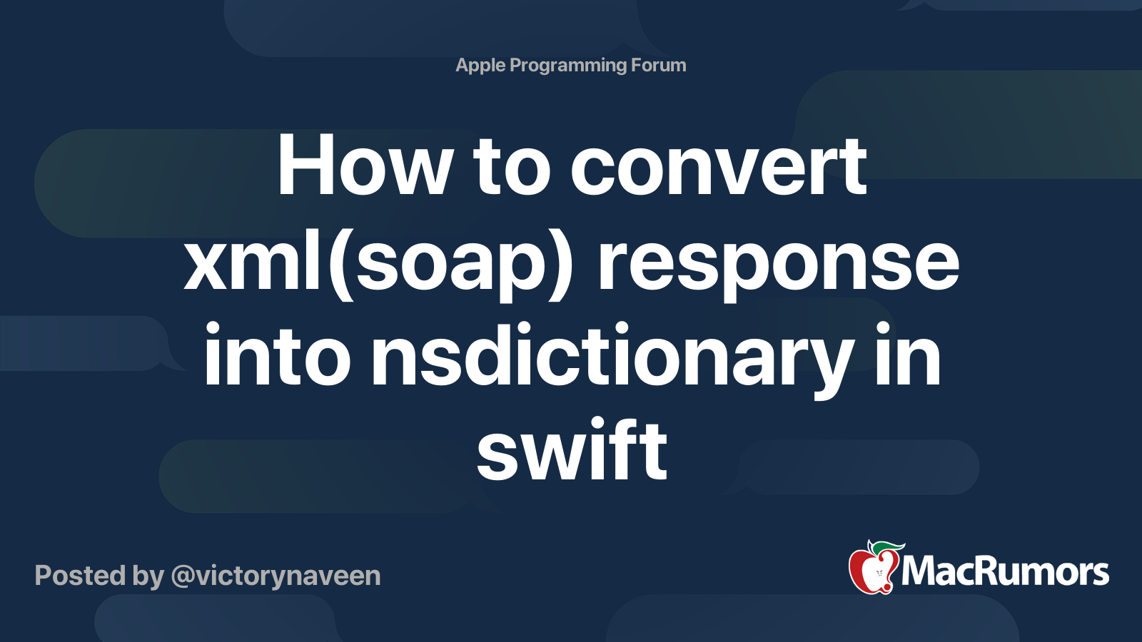 How to convert xml(soap) response into nsdictionary in swift ...