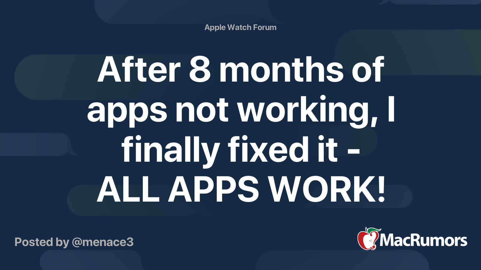 After 8 months of apps not working, I finally fixed it - ALL APPS WORK! | MacRumors Forums