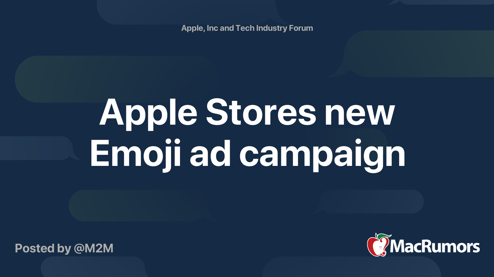 Apple Stores new Emoji ad campaign | MacRumors Forums