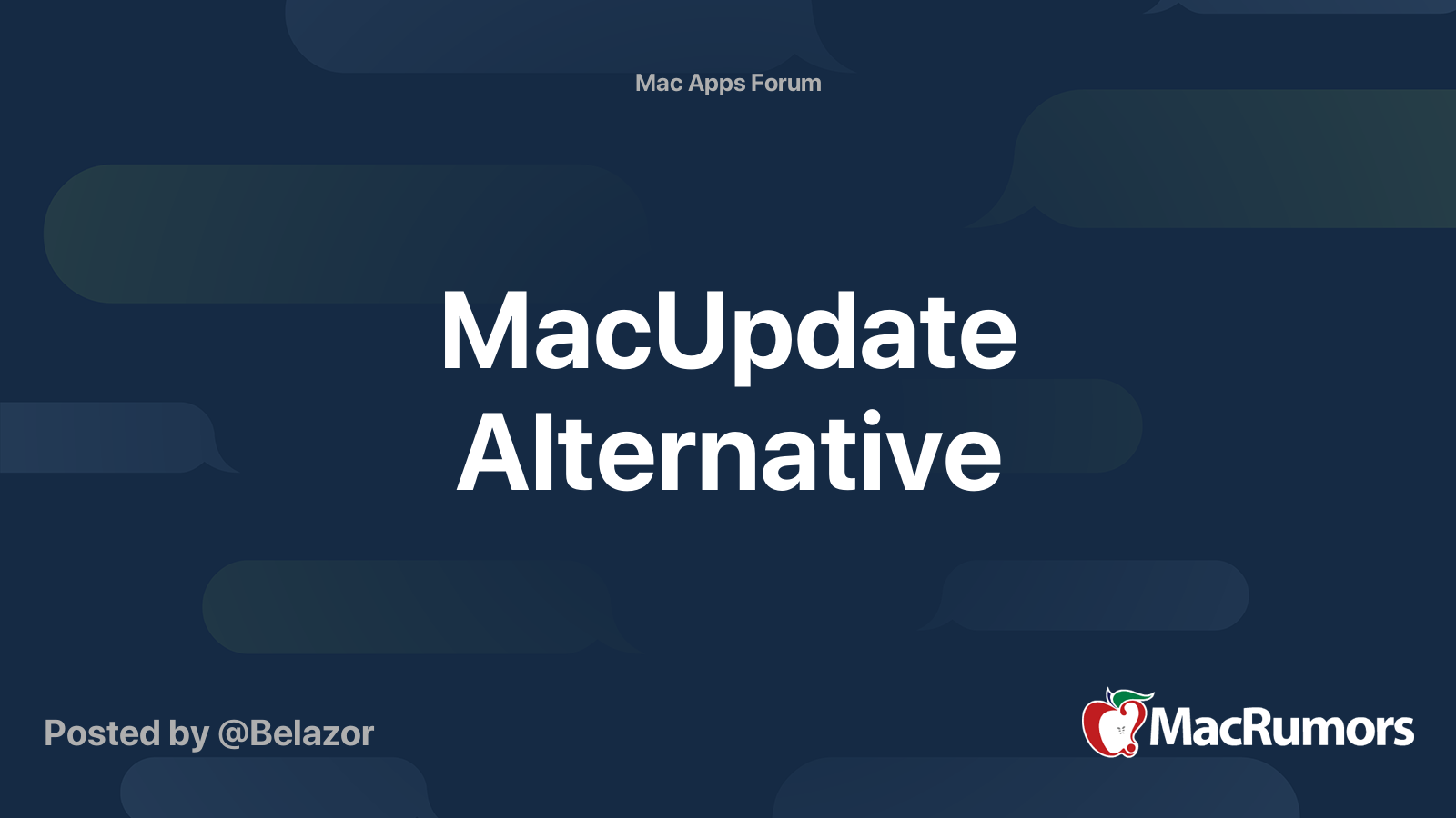 MacUpdate Alternative | MacRumors Forums