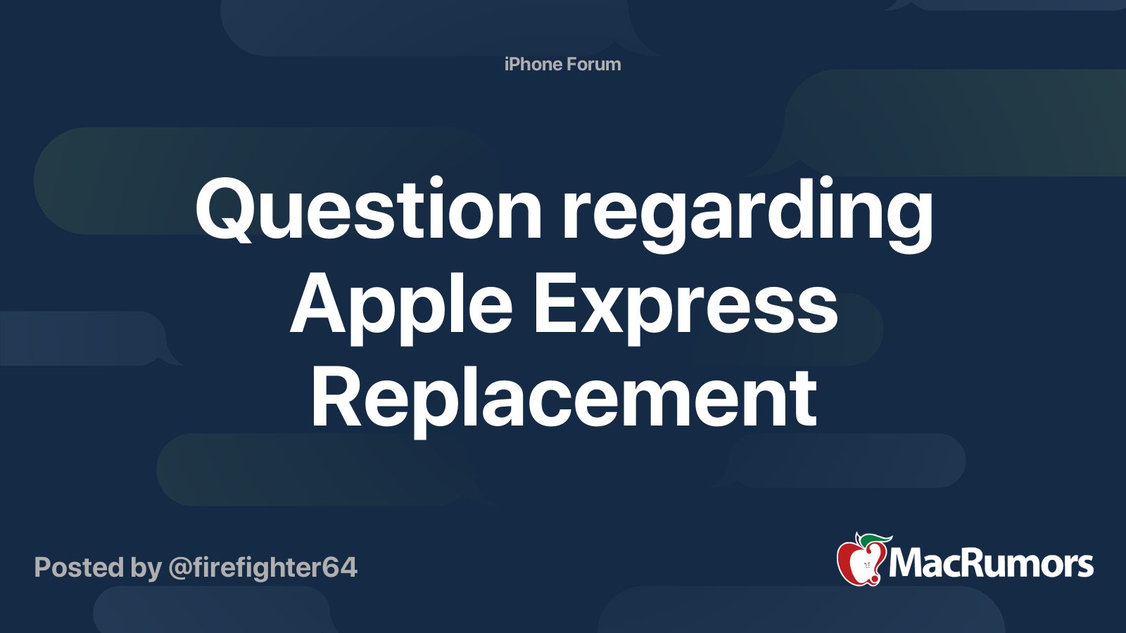 Question regarding Apple Express Replacement | MacRumors Forums