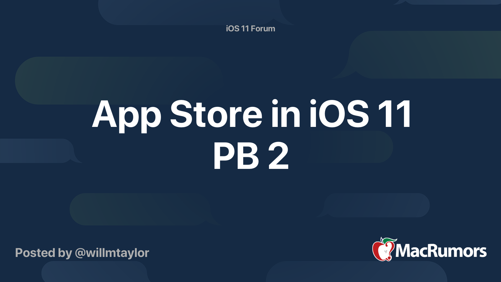 App Store in iOS 11 PB 2 | MacRumors Forums