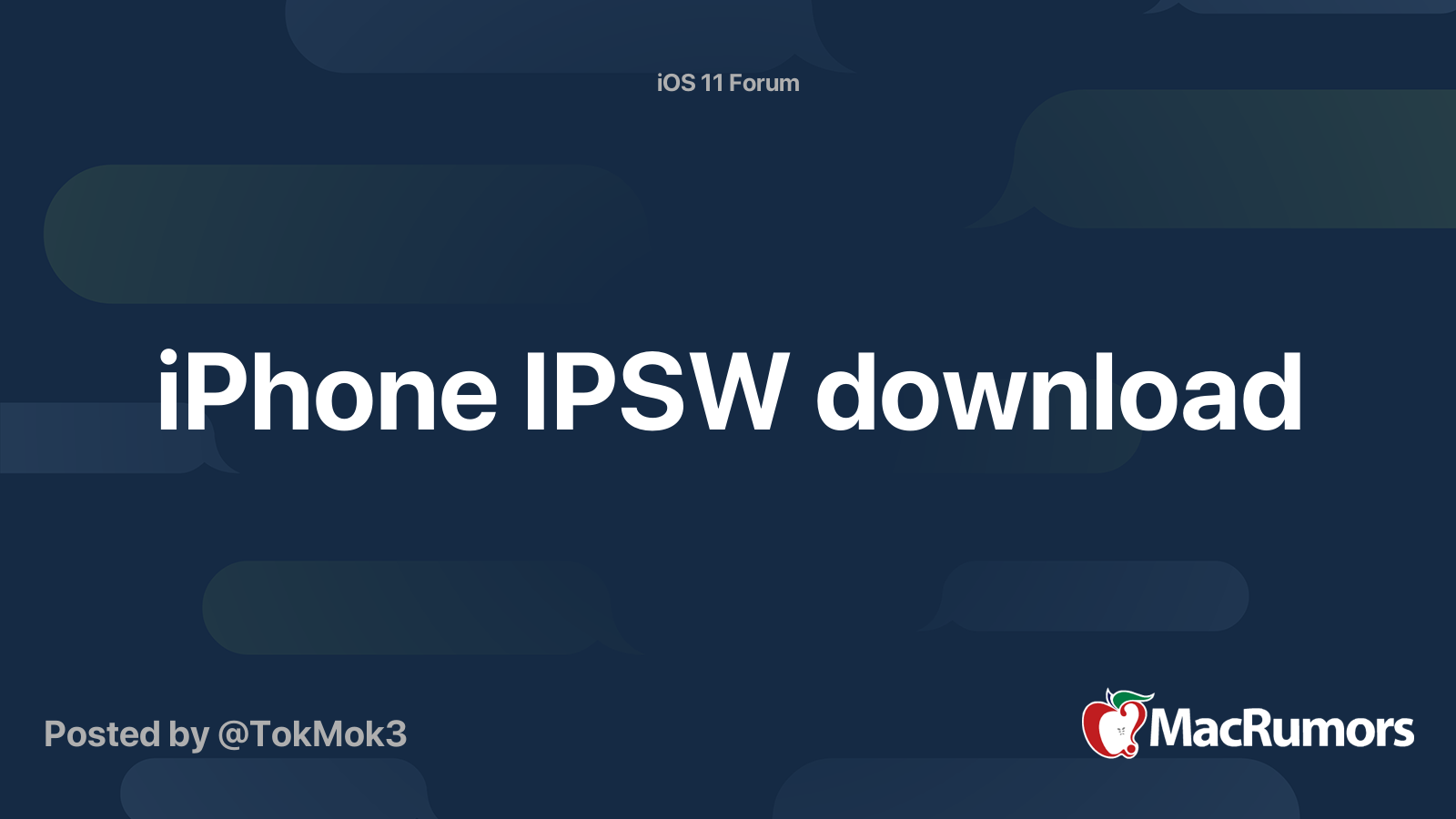 iPhone IPSW download | MacRumors Forums
