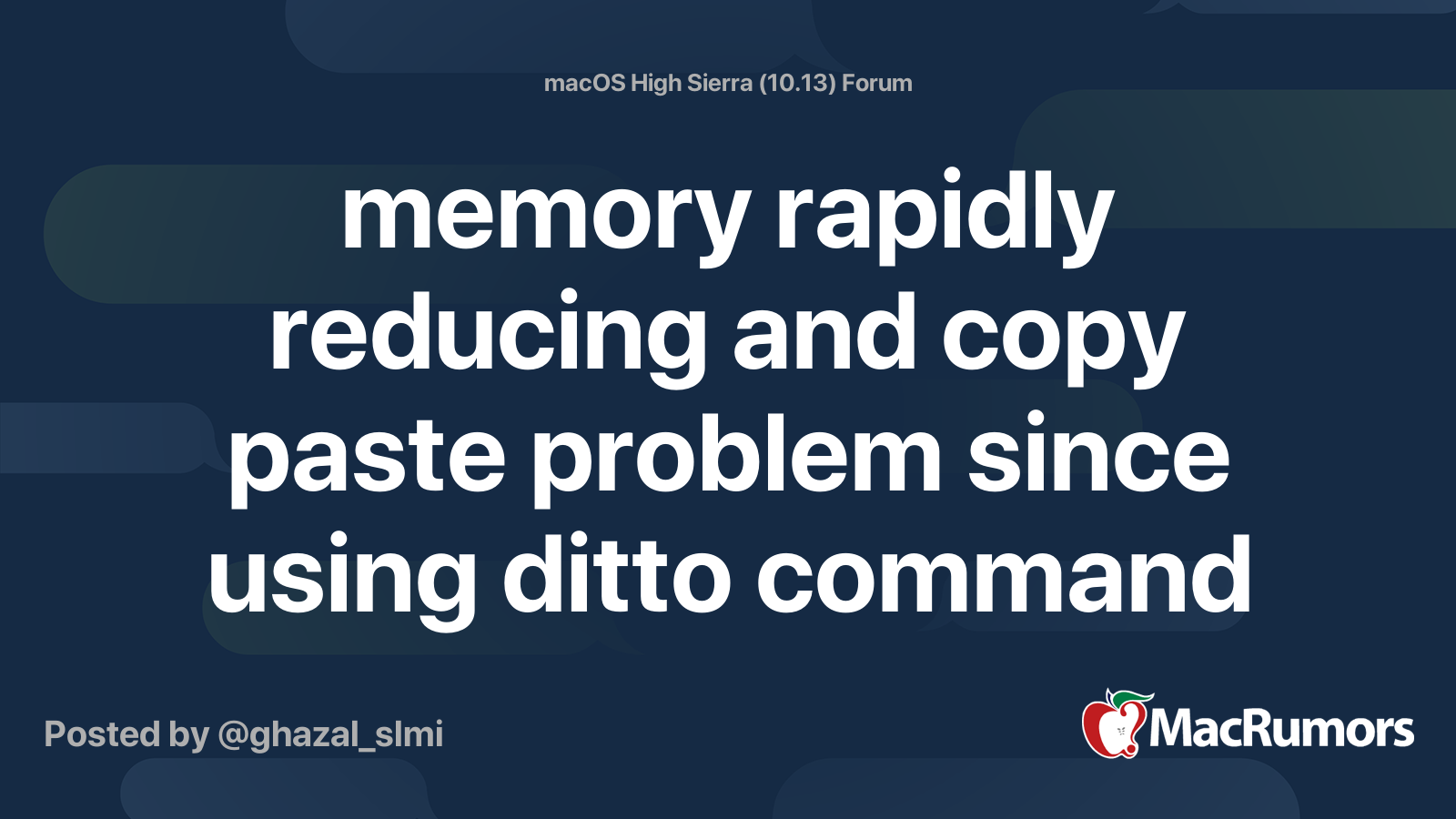 memory rapidly reducing and copy paste problem since using ditto ...