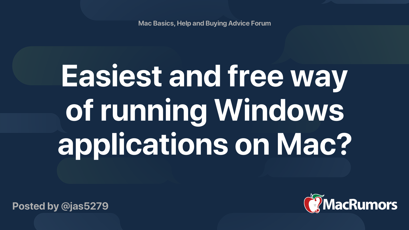 Easiest and free way of running Windows applications on Mac ...
