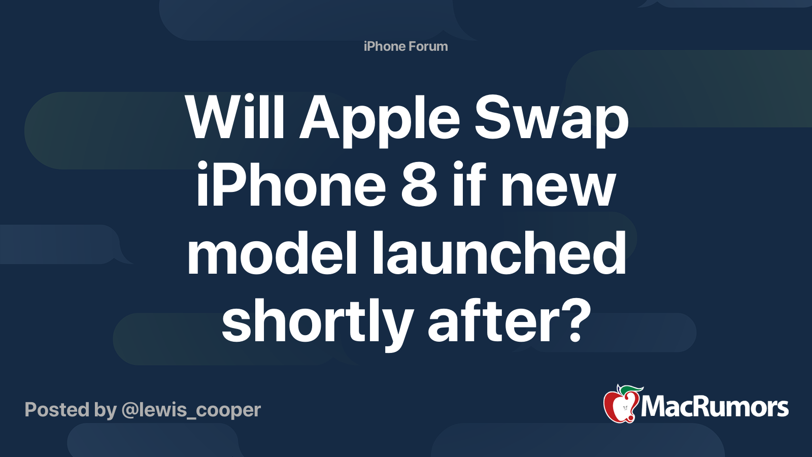 Will Apple Swap iPhone 8 if new model launched shortly after ...