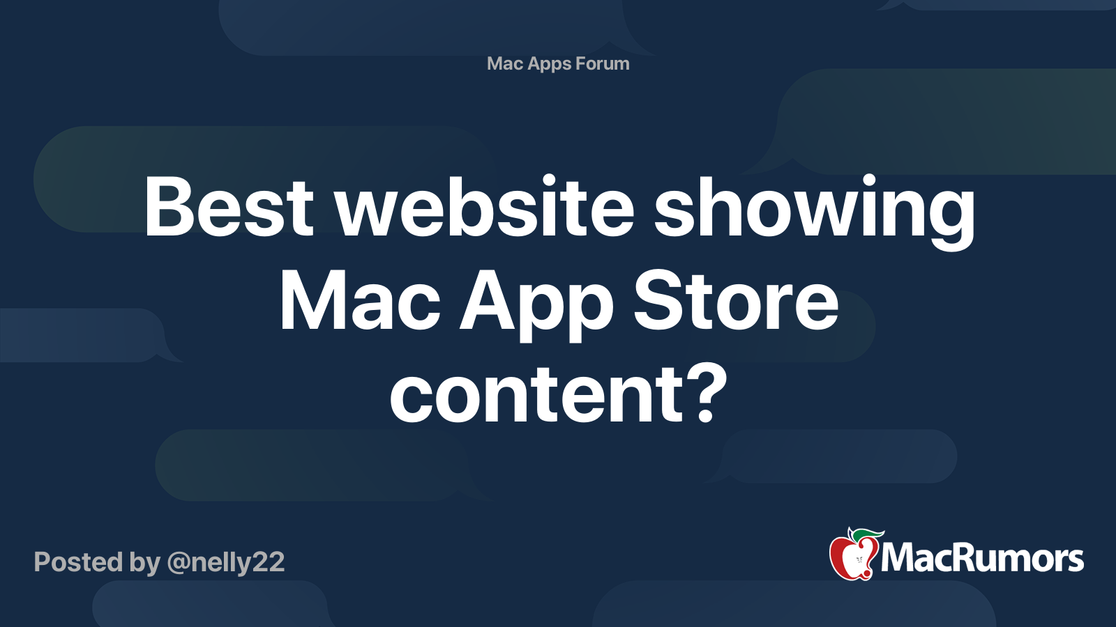 Best website showing Mac App Store content? | MacRumors Forums