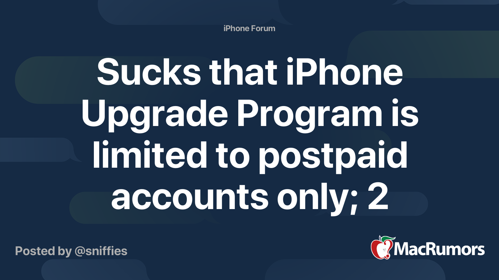 Sucks that iPhone Upgrade Program is limited to postpaid accounts only; 2 possible workarounds ...