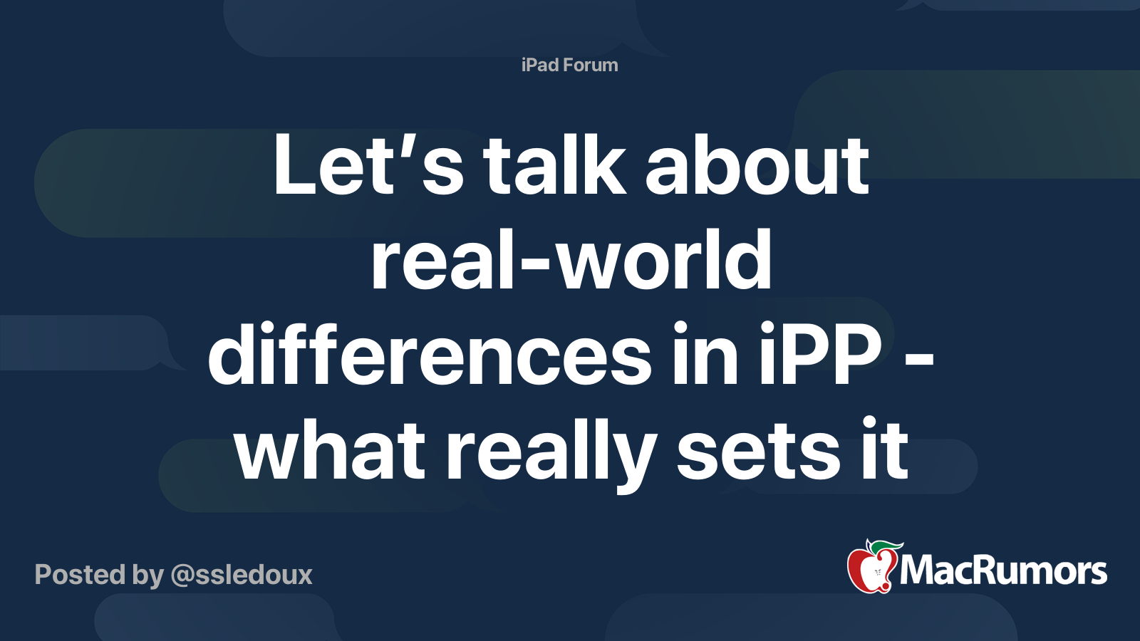 Let’s talk about real-world differences in iPP - what really sets it ...