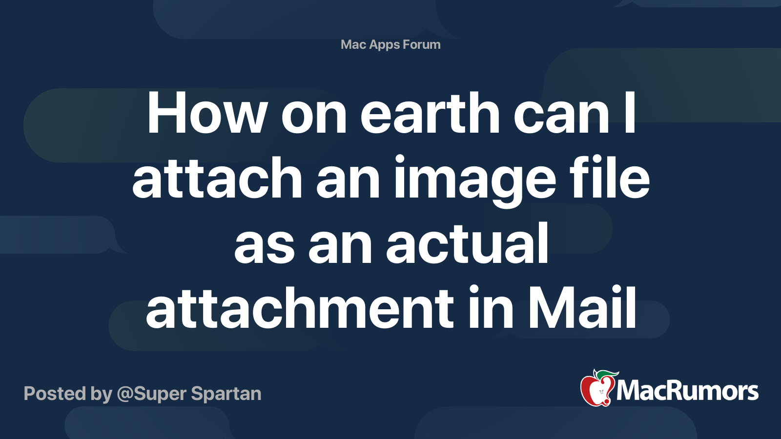How on earth can I attach an image file as an actual attachment in Mail ...