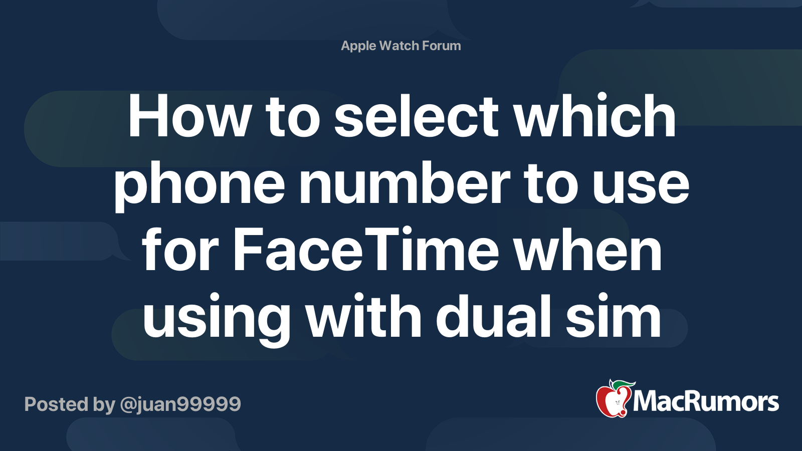 How to select which phone number to use for FaceTime when using with ...