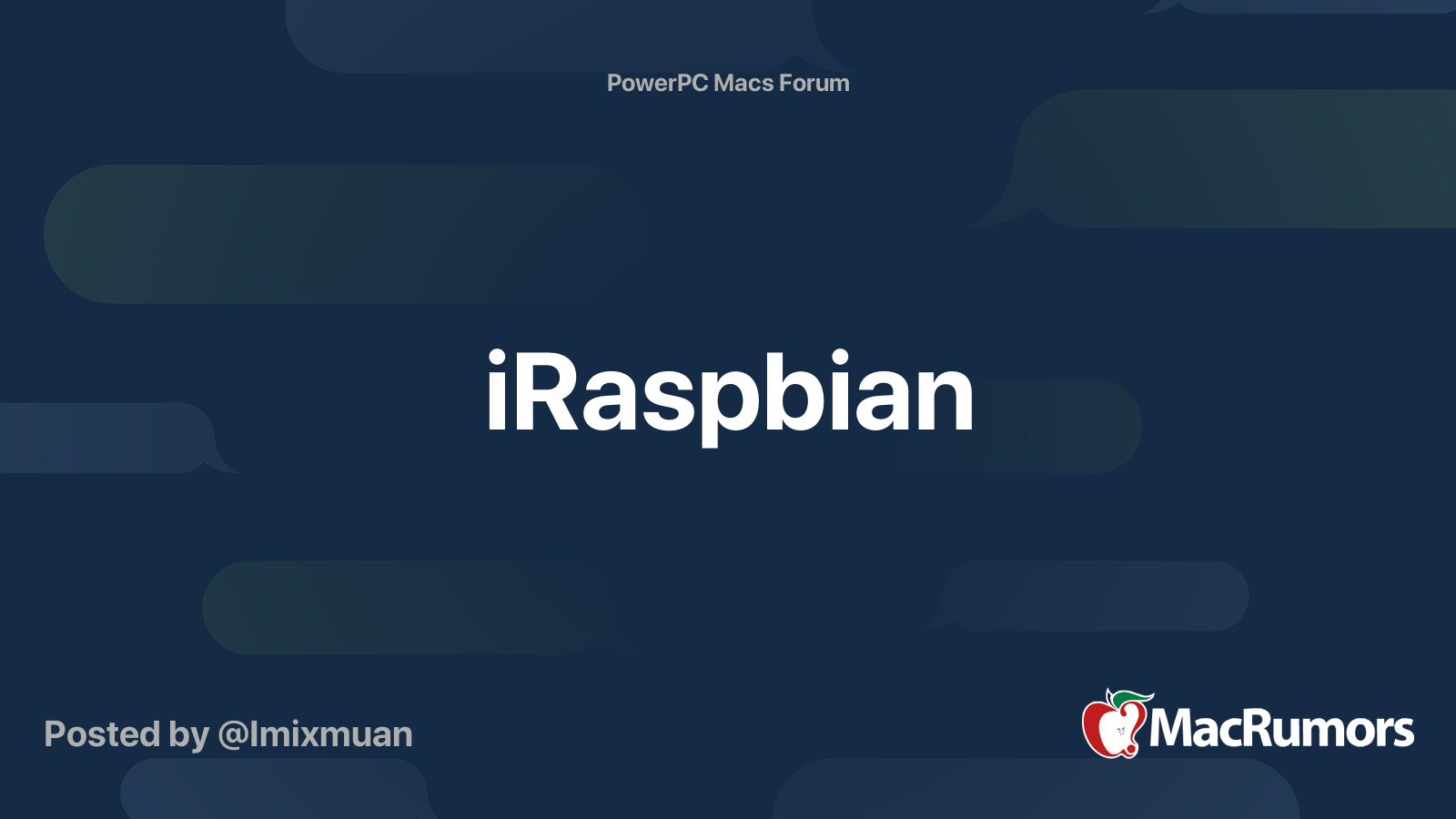 iRaspbian | MacRumors Forums