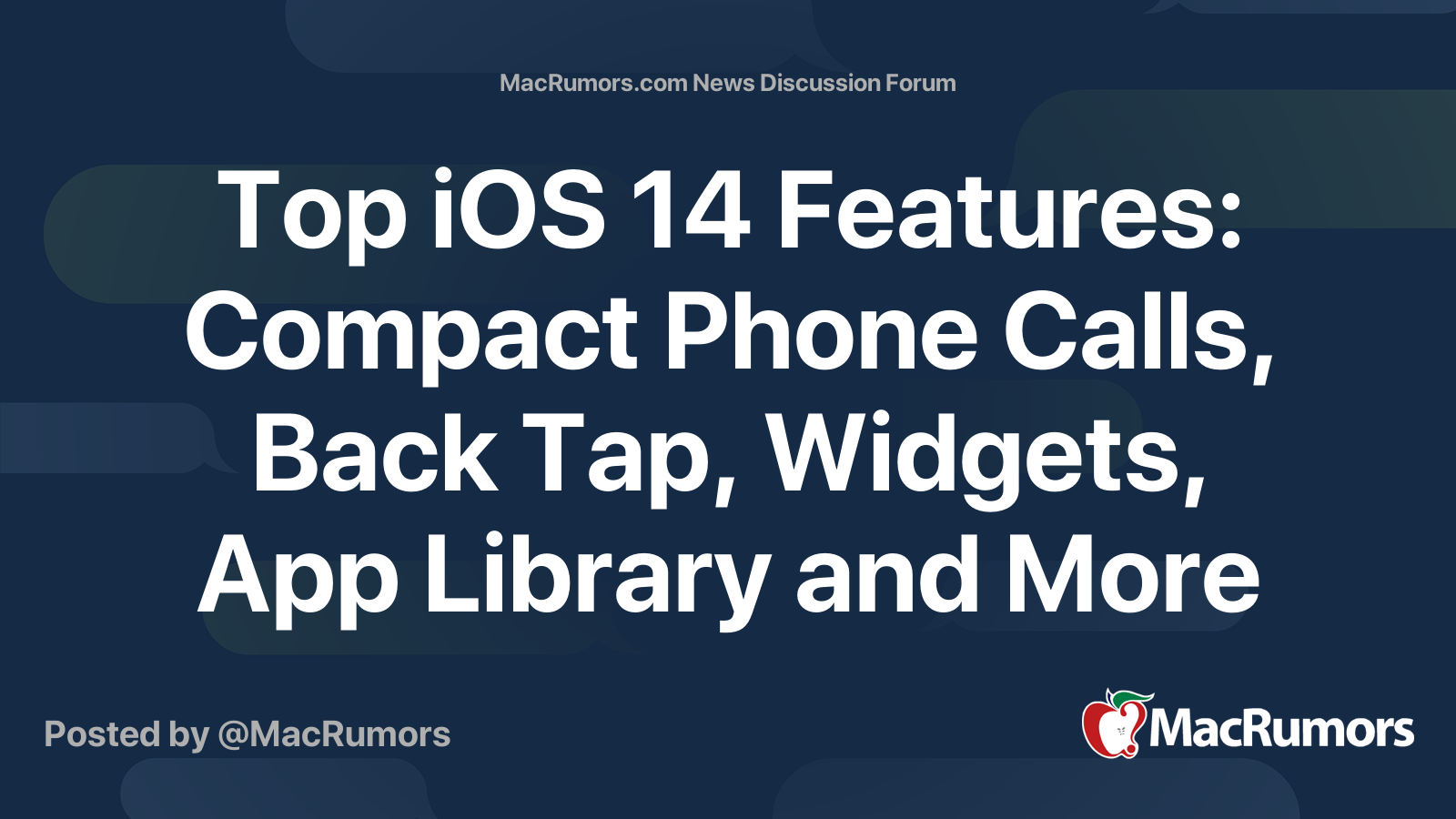 Top iOS 14 Features: Compact Phone Calls, Back Tap, Widgets, App ...
