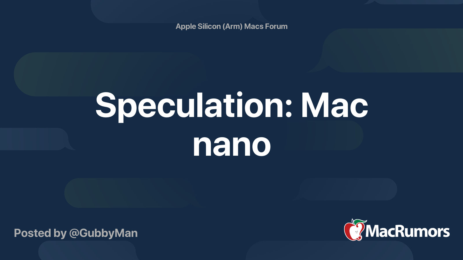 Speculation: Mac nano | MacRumors Forums