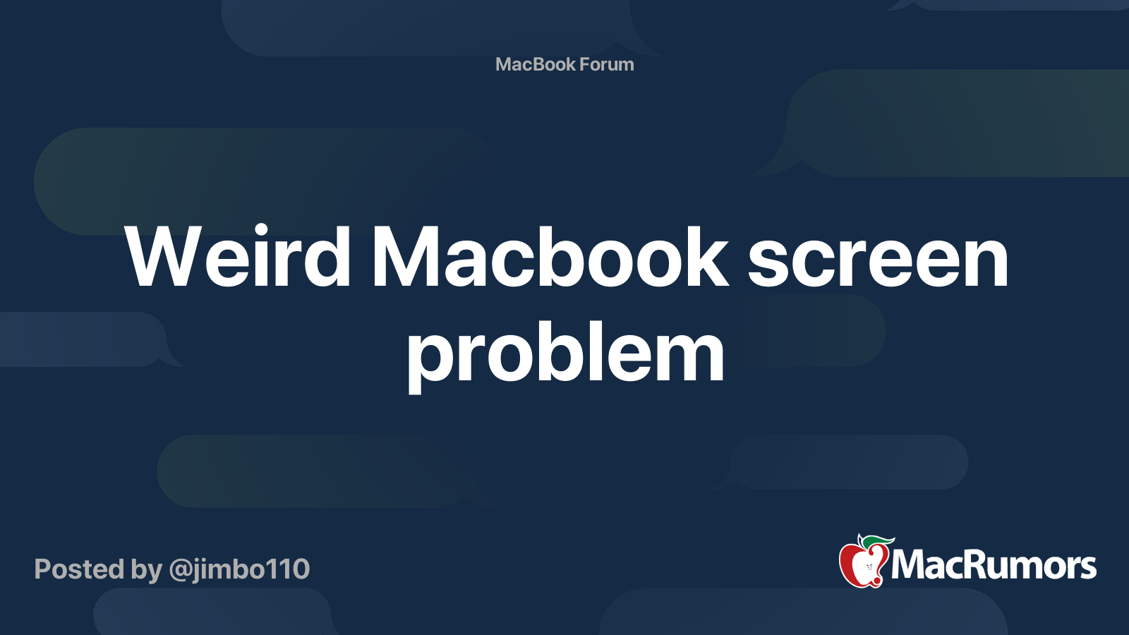 Weird Macbook screen problem | MacRumors Forums