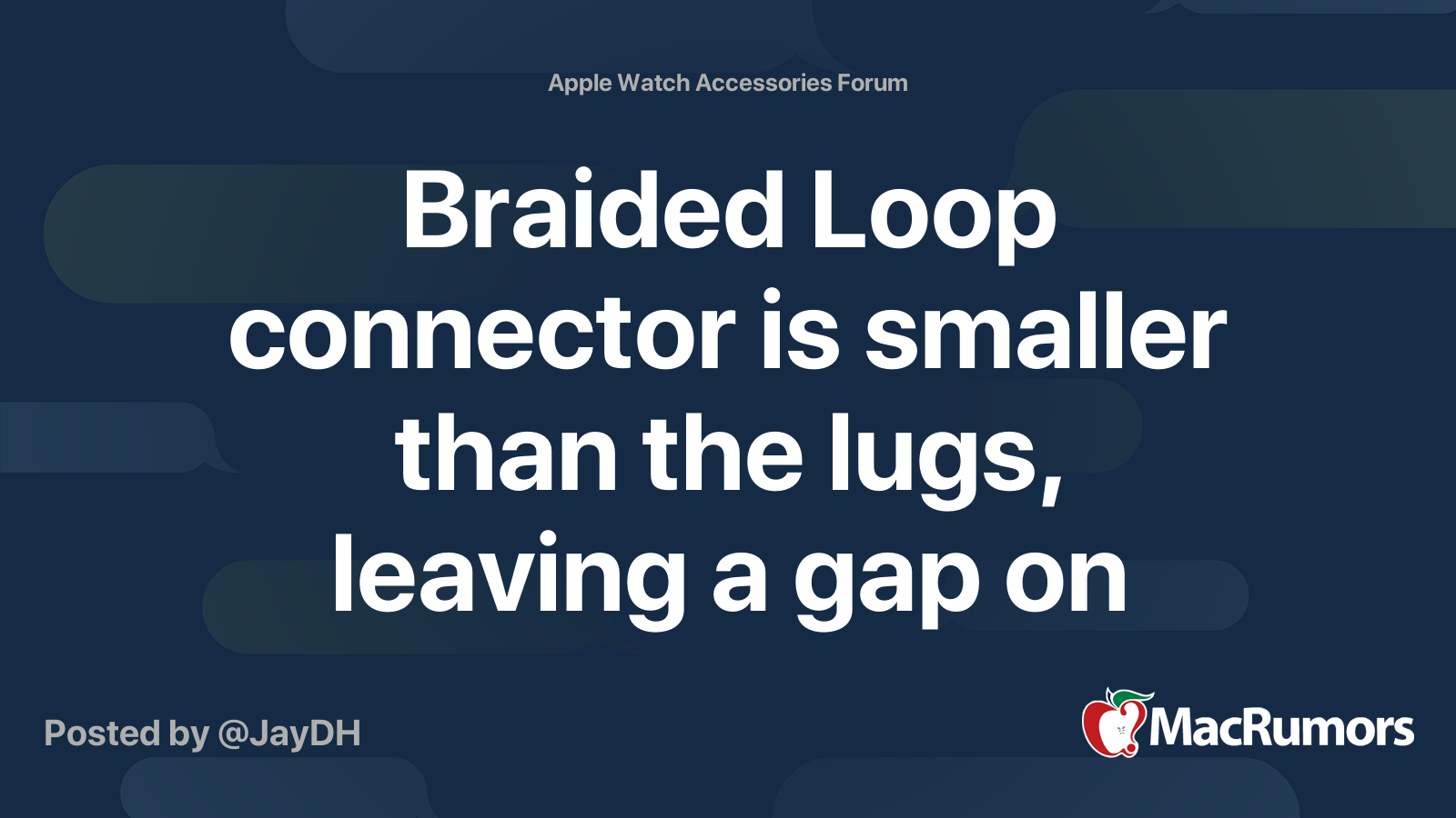 Braided Loop connector is smaller than the lugs, leaving a gap on each ...