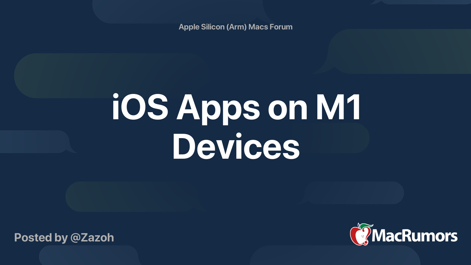 iOS Apps on M1 Devices | MacRumors Forums