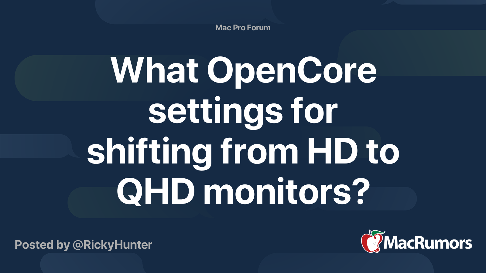 What OpenCore settings for shifting from HD to QHD monitors ...
