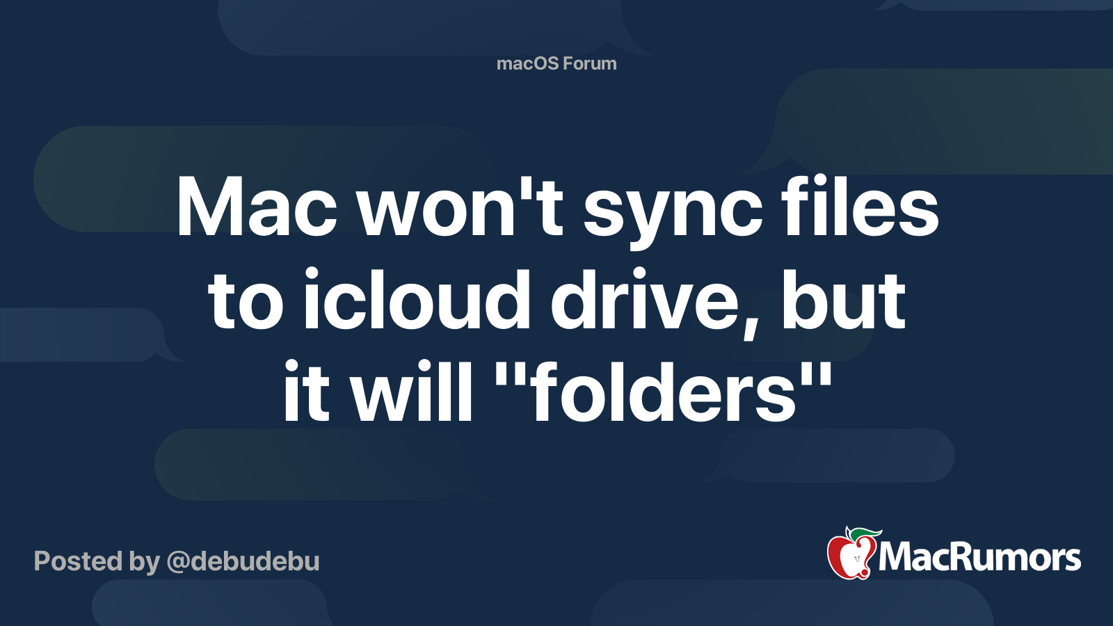 mac-won-t-sync-files-to-icloud-drive-but-it-will-folders-macrumors