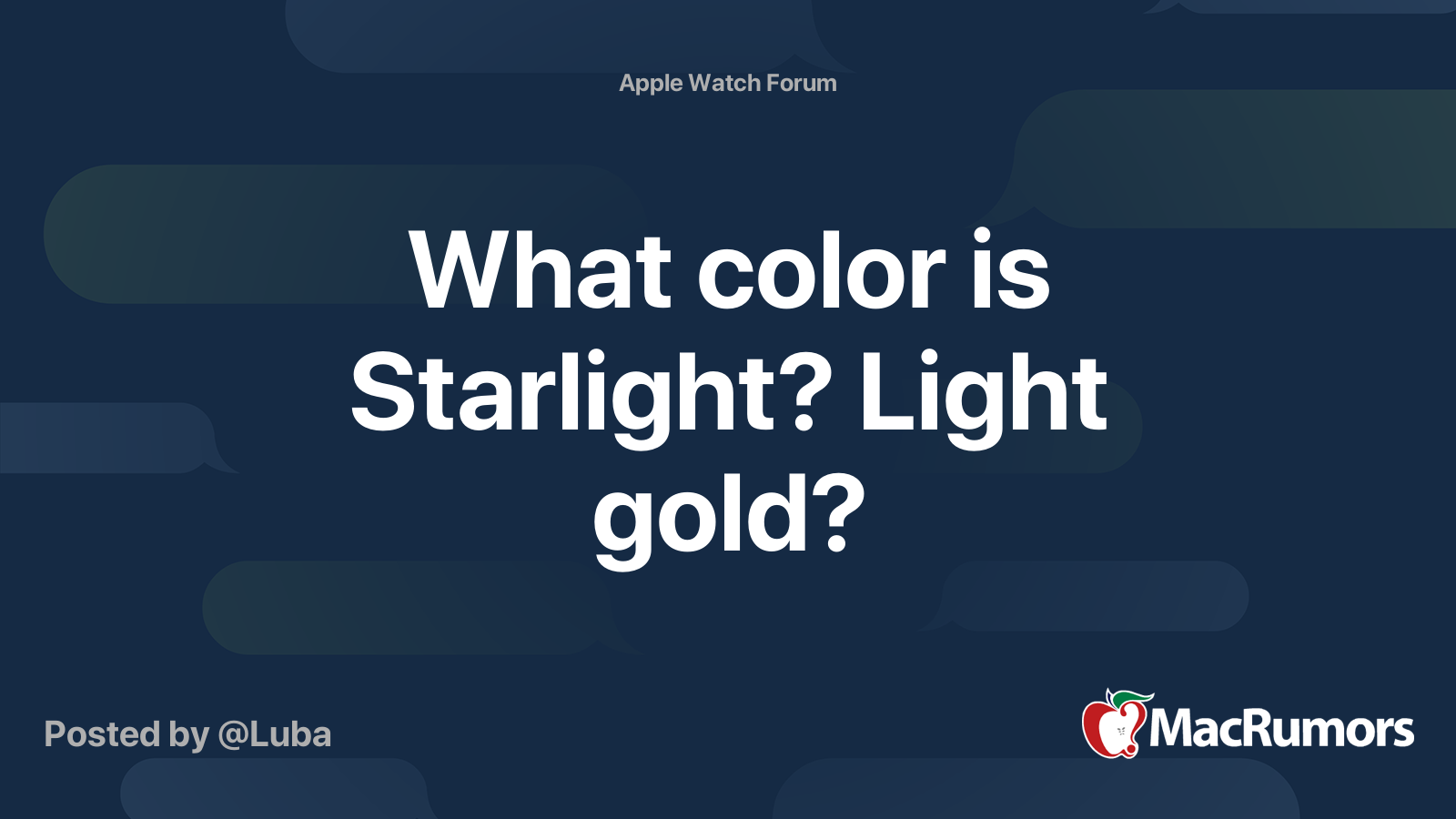 What color is Starlight? Light gold? | MacRumors Forums