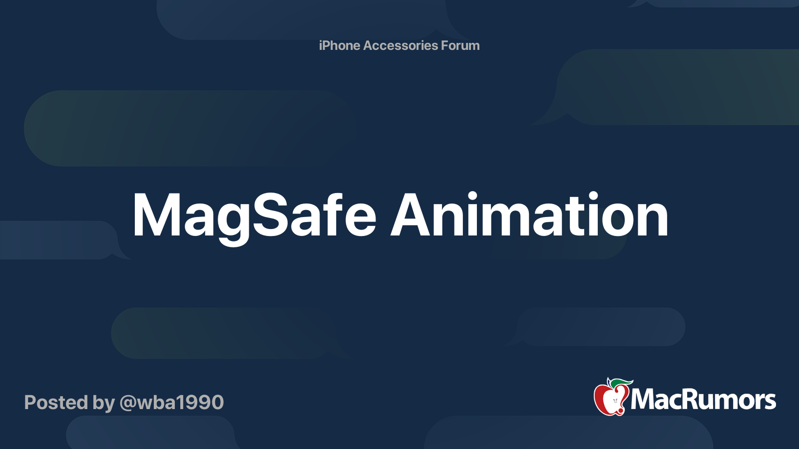 MagSafe Animation | MacRumors Forums