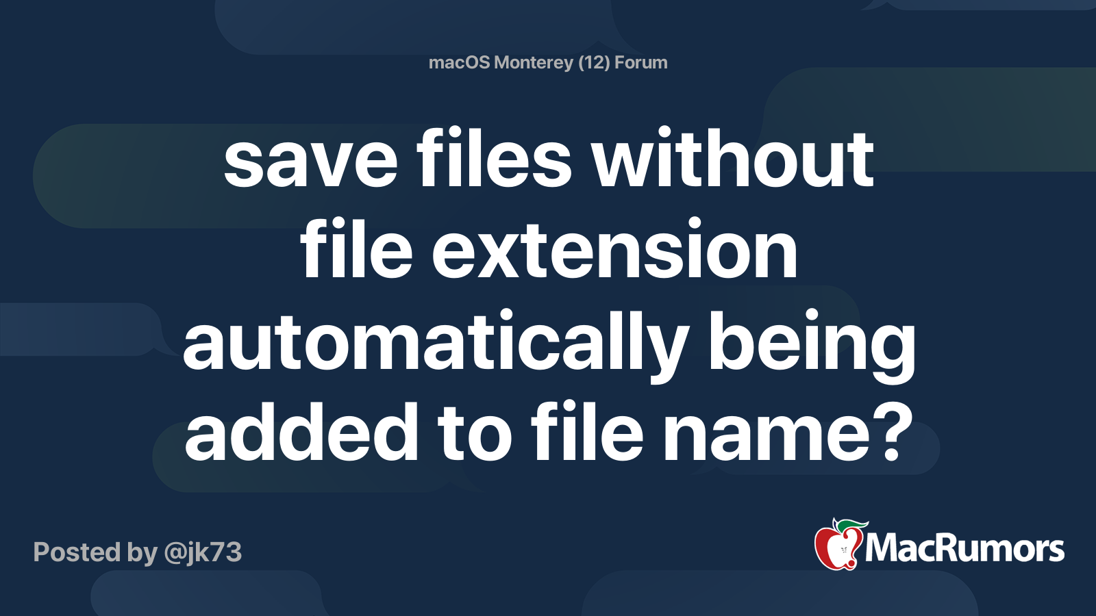 save files without file extension automatically being added to file ...