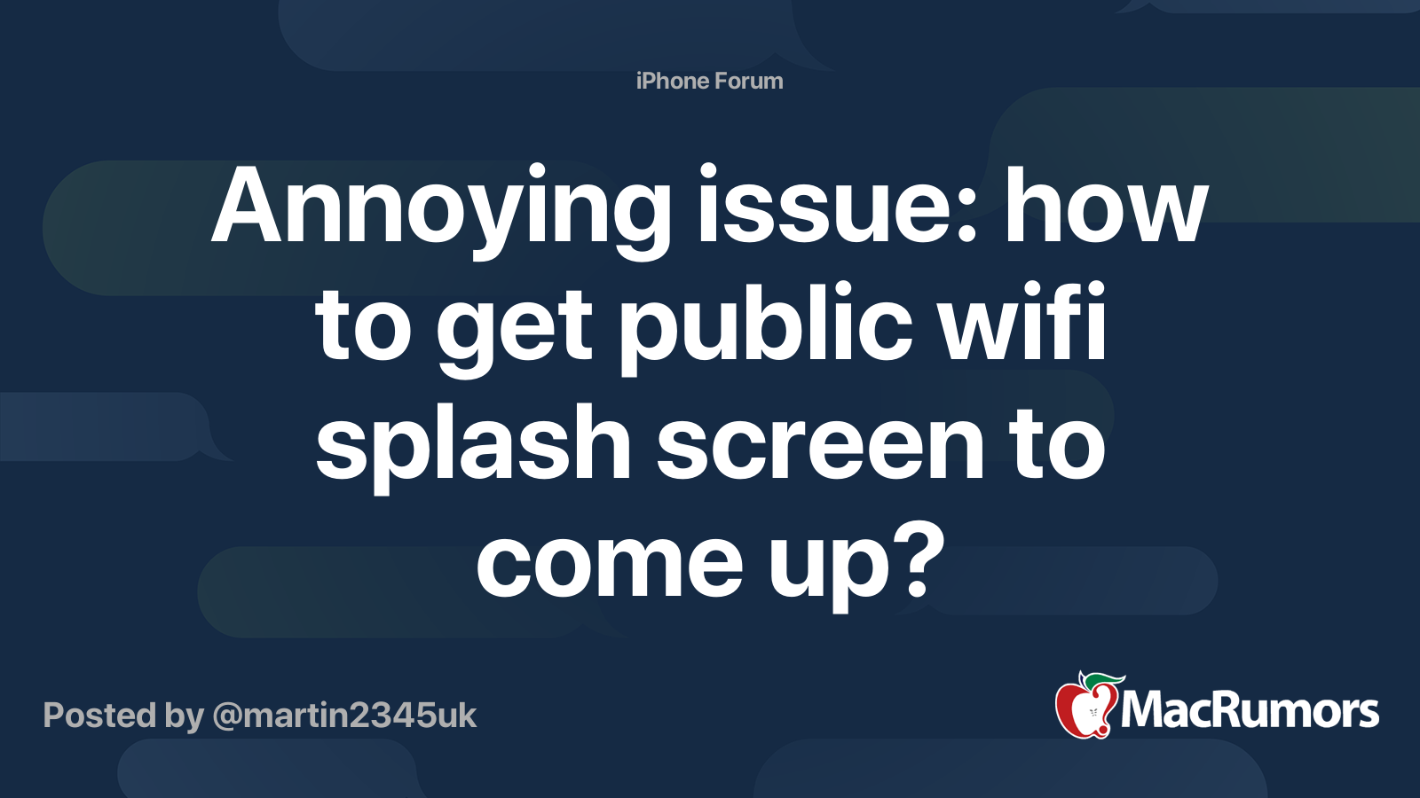 Annoying issue: how to get public wifi splash screen to come up ...