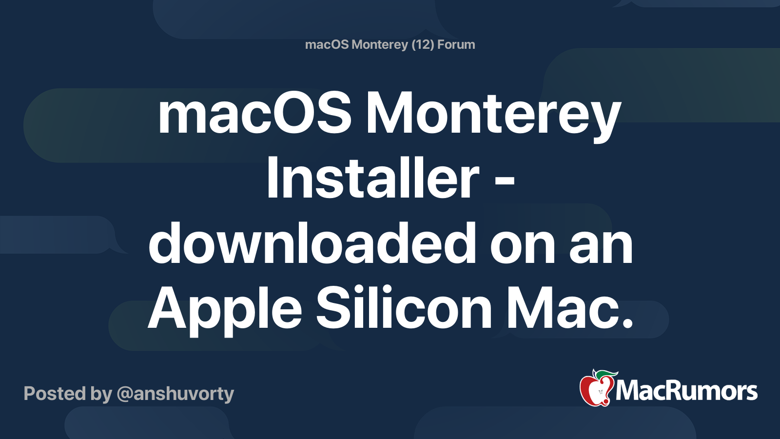 macOS Monterey Installer - downloaded on an Apple Silicon Mac. Can it be used on an Intel Mac ...