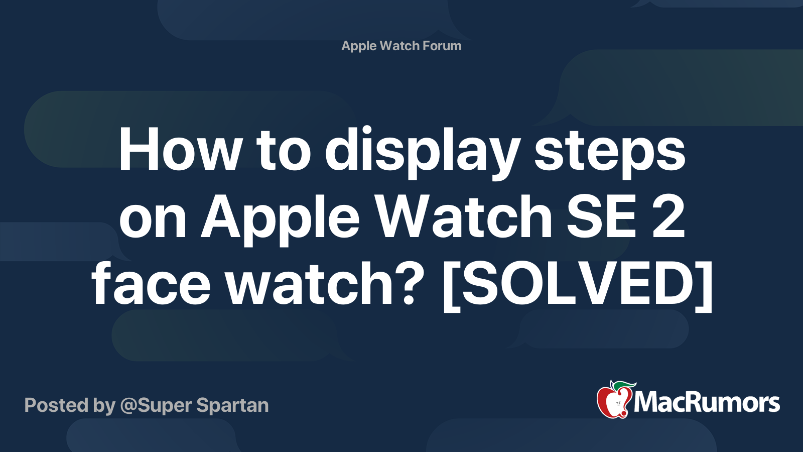 How to display steps on Apple Watch SE 2 face watch? [SOLVED ...